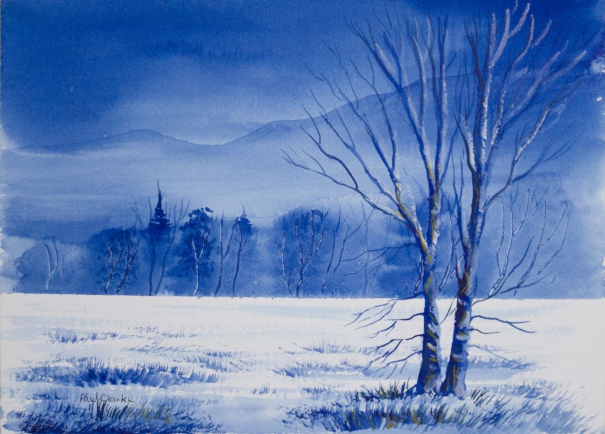Untitled (Blue) - Paul Clarke Paintings