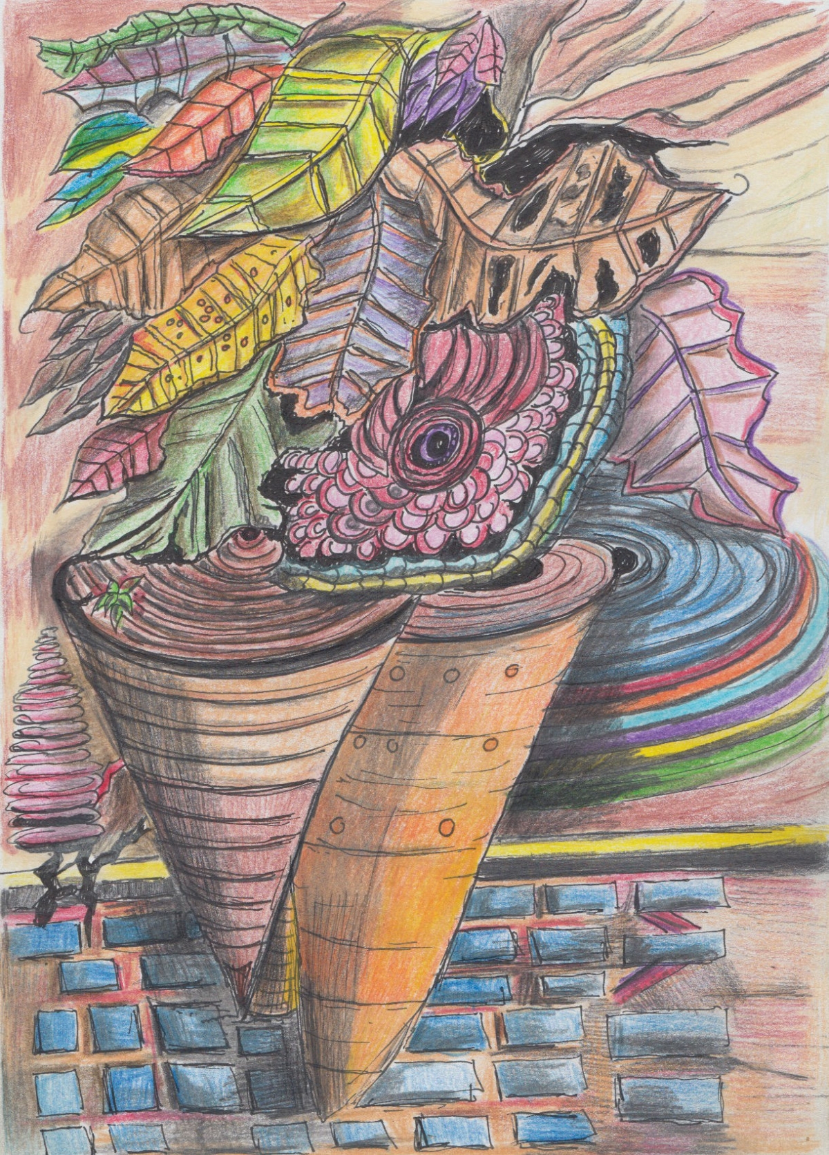 Untitled (Plant) - Paul Clarke Paintings